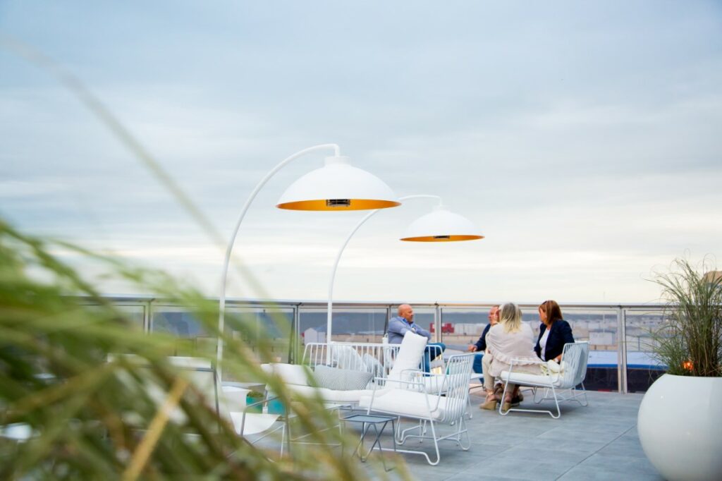 Heatsail Dome FS Staand 3100 watt - Design Terrasverwarmer
