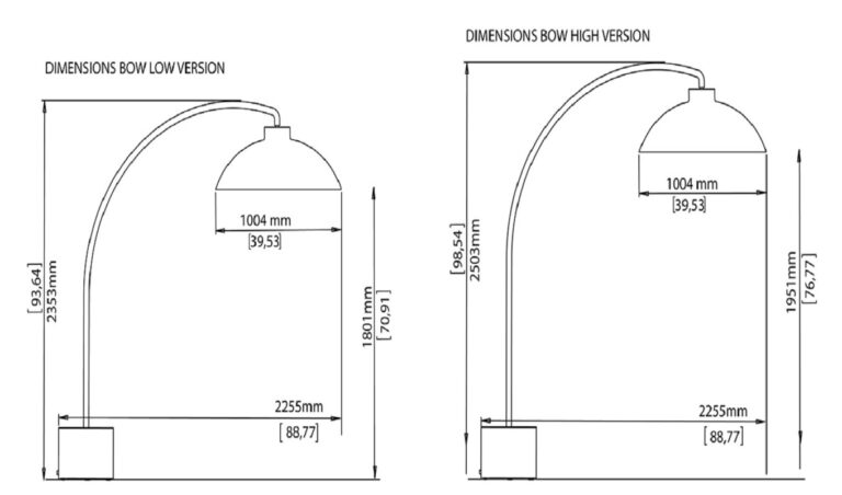 Heatsail Dome FS Staand 3100 watt - Design Terrasverwarmer